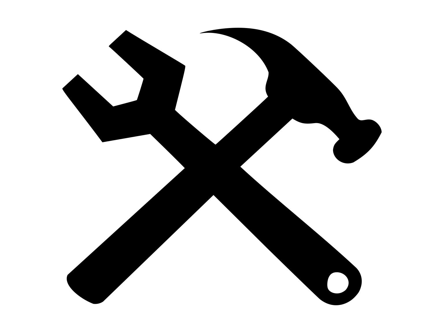 Des outils Logo Svg outils marteau et clé Svg Silhouette | Etsy