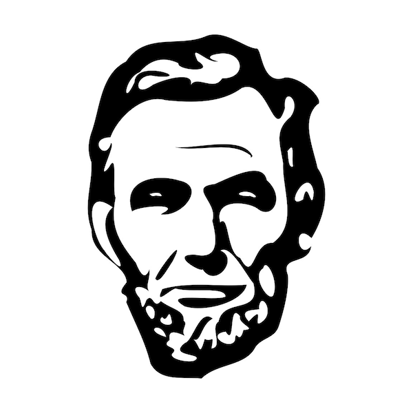 Abraham Lincoln Svg - Etsy