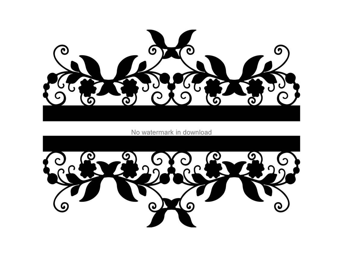 Name Border Clipart Name Border Printable Images Name Border | Etsy