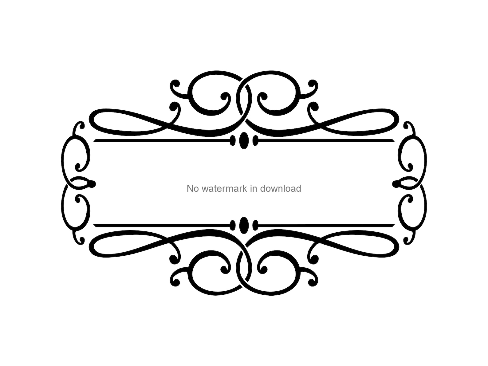 Ornate Frame Border Svg File for Silhouette Ornate Frame - Etsy Canada