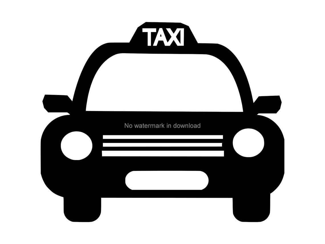 Taxi Cab Dxf Taxi Cab Svg Png Dxf Taxi Cab Laser Svg Taxi - Etsy