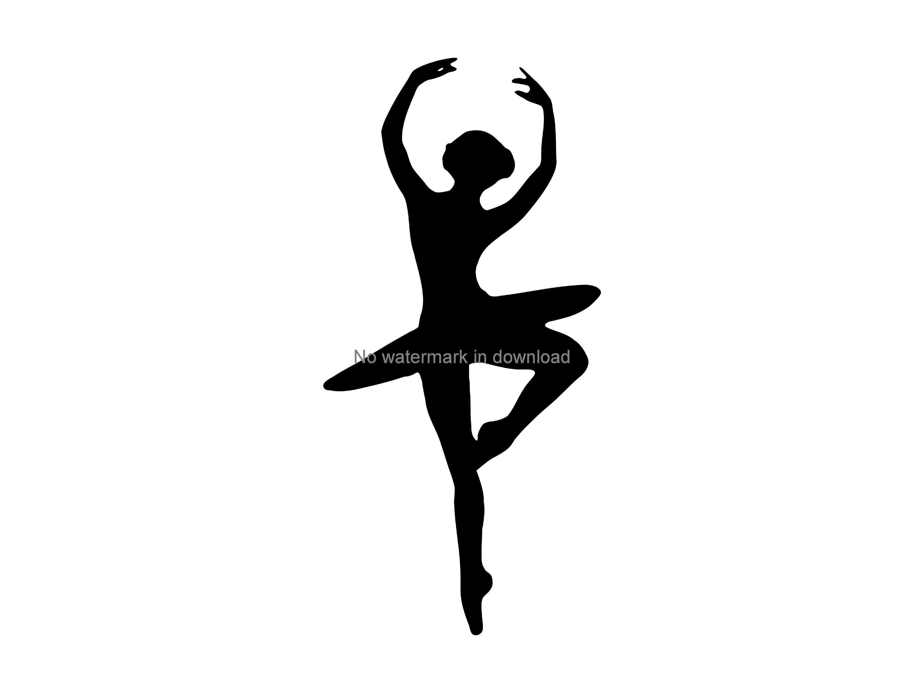 Buy Ballerina Clip Art Svg Ballerina Svg Png Dxf Ballerina Online in ...