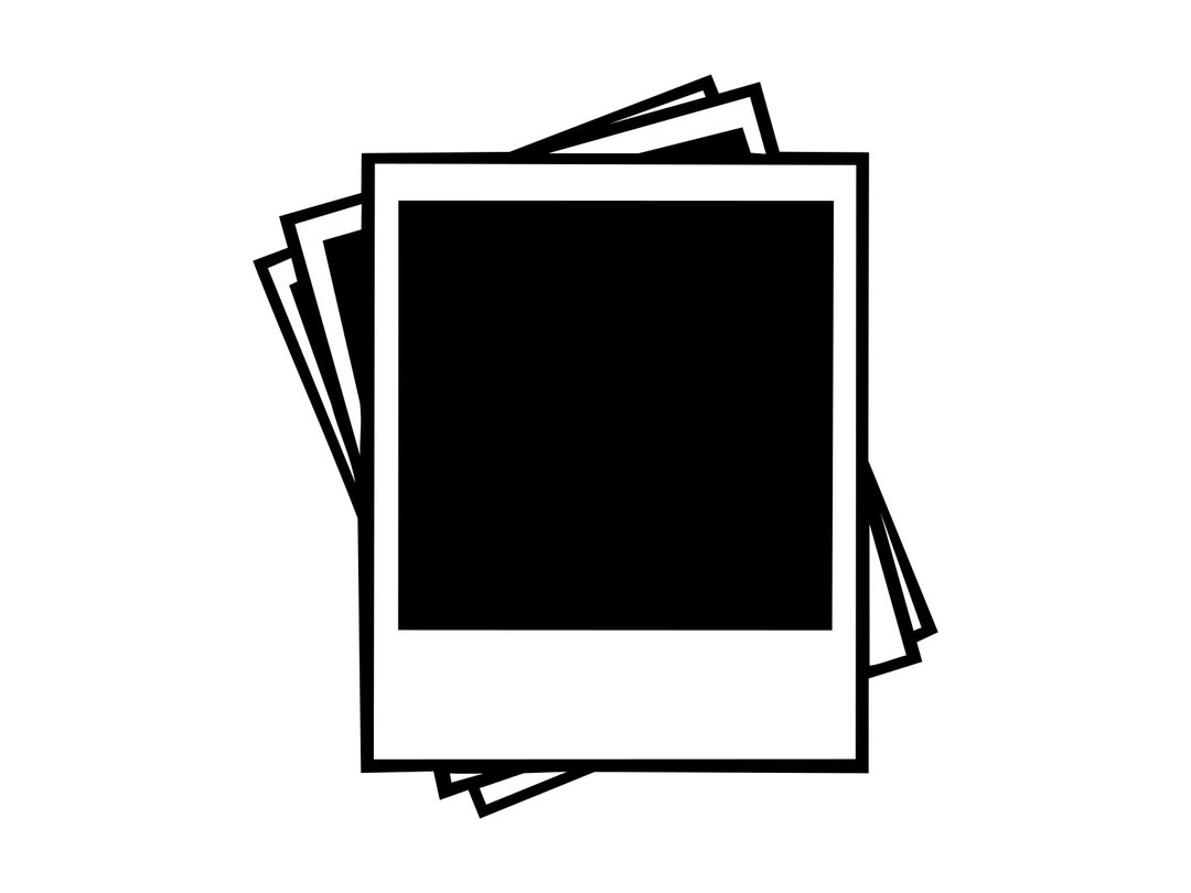 Picture Blank Svg Photo Blank Svg Silhouette Photo Cutting File ...