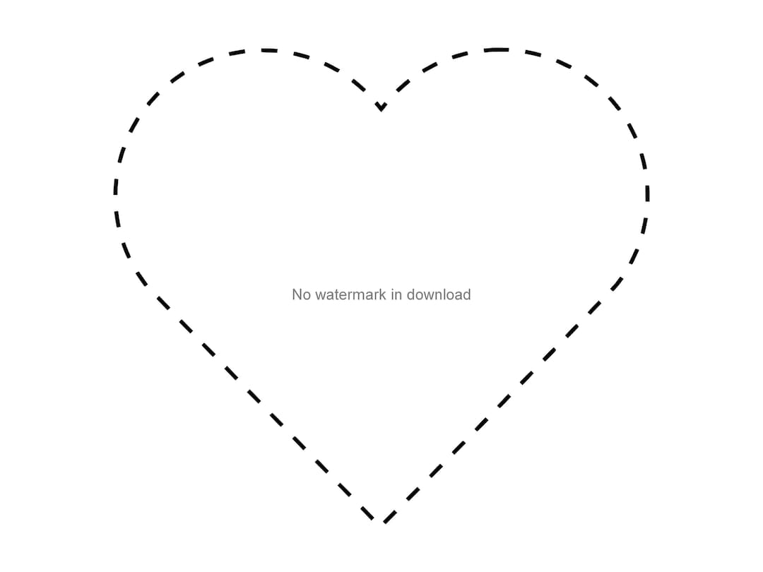 Stitched Heart SVG: Valentine's Day Cut File (digital Download) - Etsy