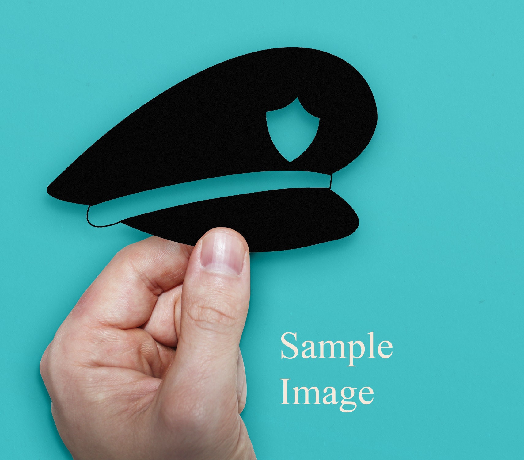 Police Hat Svg Cut File for Silhouette Police Hat Cutting - Etsy UK