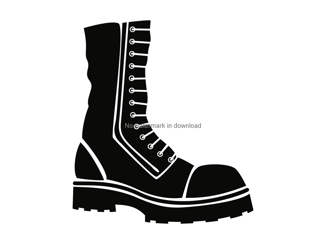 Boot Digital Clip Art Boot Cut Files Boot Instant Download - Etsy