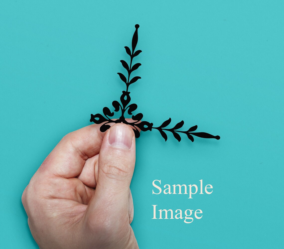 Corner Element Svg Corner Design Dxf Corner Design Clipart - Etsy