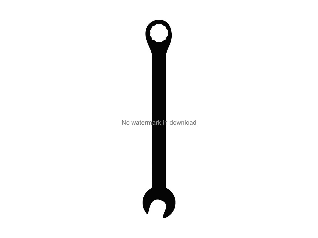 Wrench Svg Vector Image, Wrench Eps Design, Tool Printable Png Clipart ...