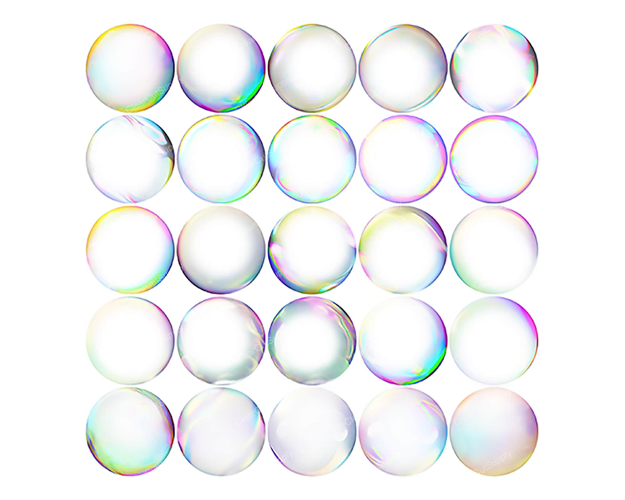 100 Clear Bubbles Transparent PNG Photography Overlay 1800 Pixels ...