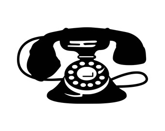 Vintage Phone Dxf - Etsy