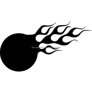 Flame Fireball SVG: Cutting, Engraving, T-shirt Design (digital ...