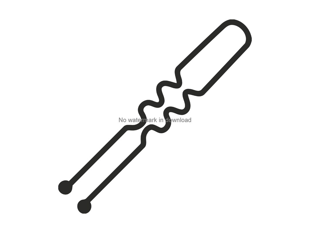 Bobby Pin Image, Hair Pin Svg Design, Hairpin Png File, Bobby Pin ...