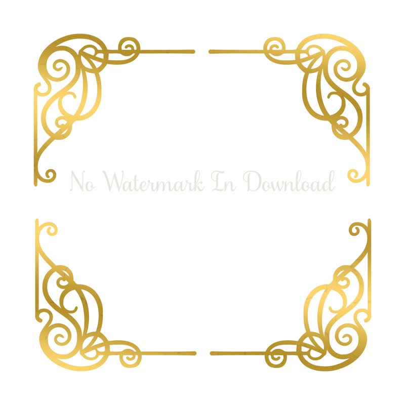 Gold Scroll - Etsy