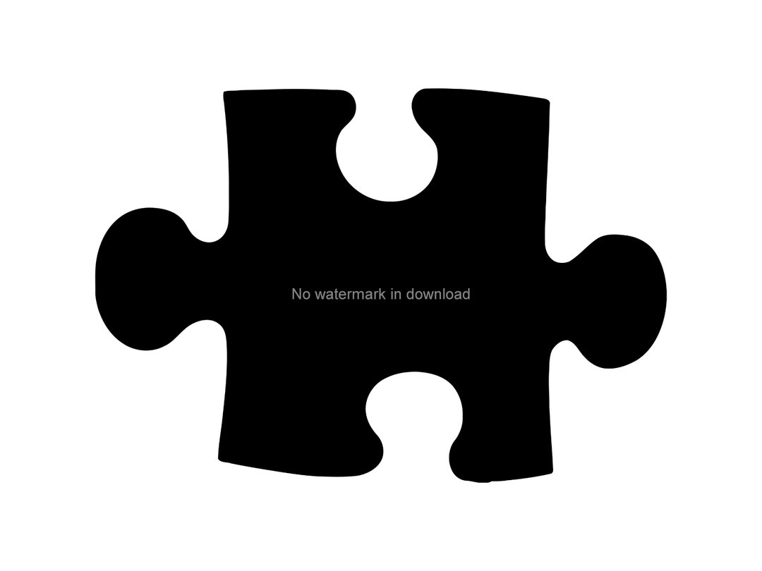 Puzzle Piece SVG: Clipart Vector Cutting File (digital Download) - Etsy
