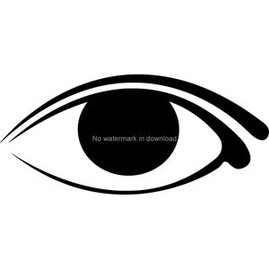Eye Image, Eye Files for Cutting, Eye Silhouette Svg, Eye Eps Clipart ...