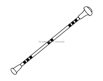 Baton Clipart Svg - Etsy