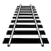 Railroad Svg Tracks Svg Digital Download Train Tracks Silhouette File ...