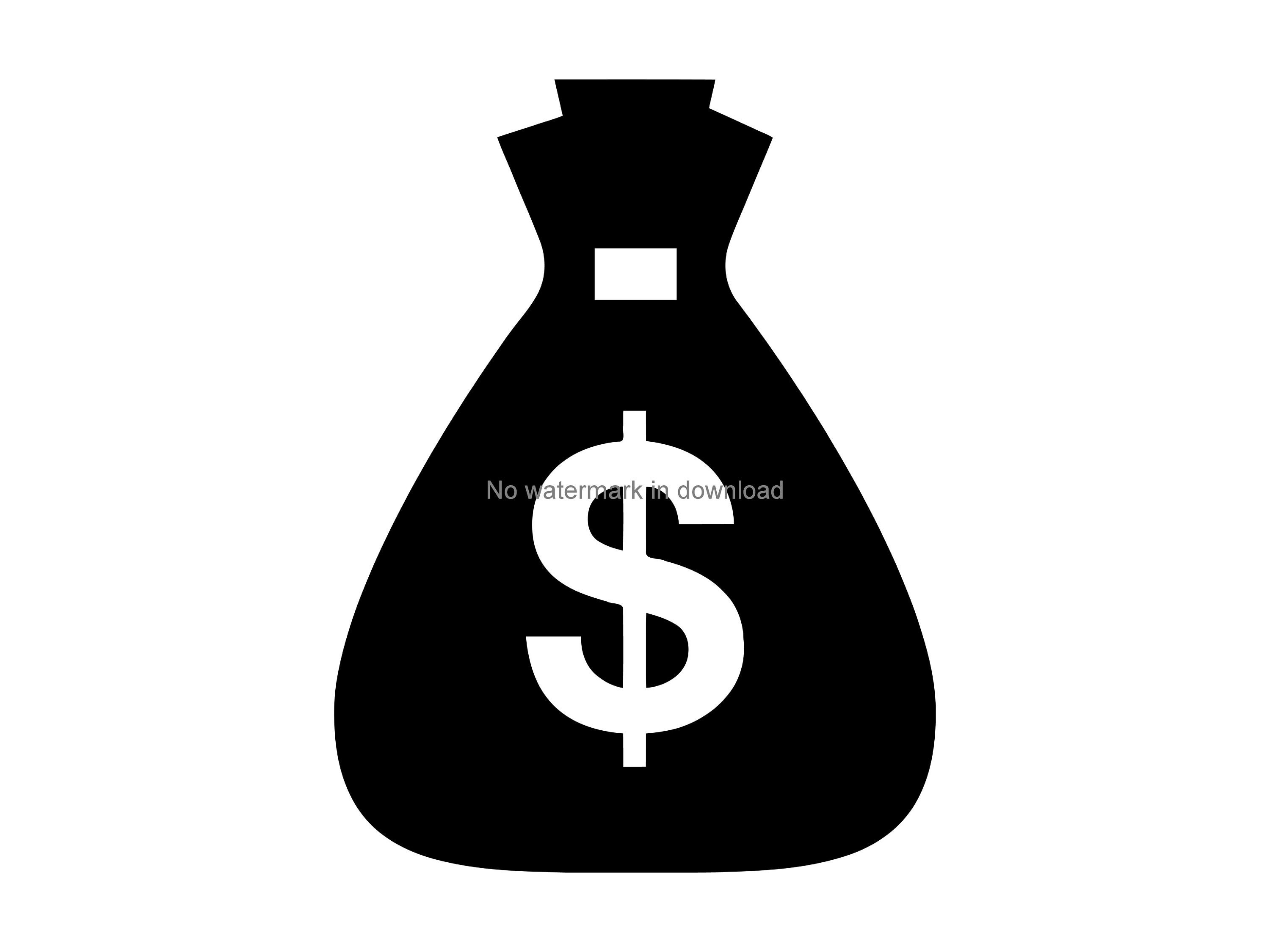 Money Silhouette Vector