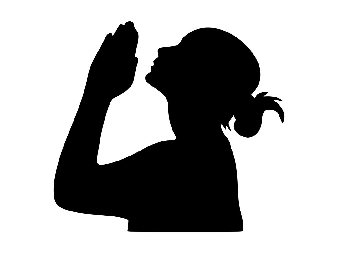 Girl Praying Svg Prayer Svg Christian Svg Religion Svg Lord Heaven God ...