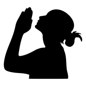 Girl Praying Svg Prayer Svg Christian Svg Religion Svg Lord Heaven God ...