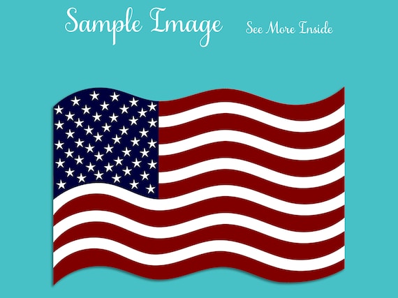 American Flag Svg Image American Flag Vinyl Cut File | Etsy Canada