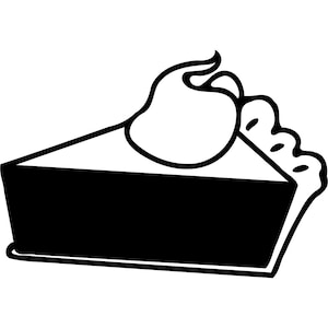 Pie Svg, Pumpkin Pie Svg, Pie Clipart Silhouette, Pie Png Dxf Eps Pdf ...