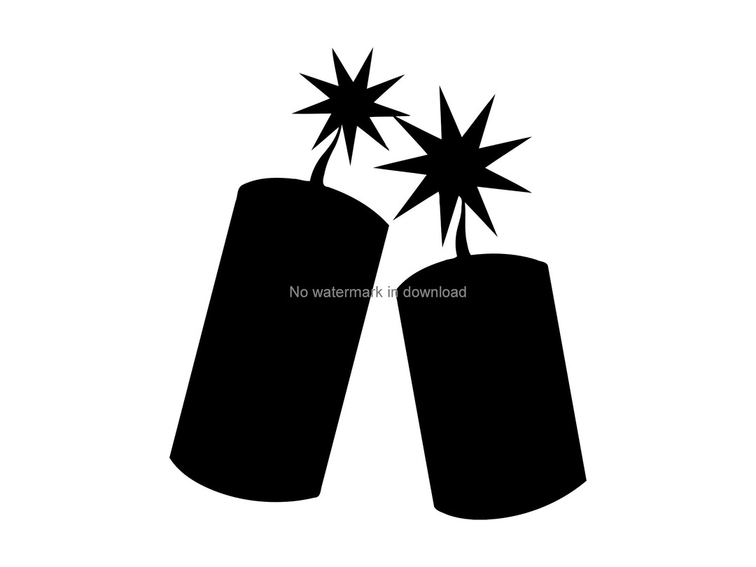 Dynamite Cutting File, Dynamite Clip Art Svg, Dynamite Vector Image ...