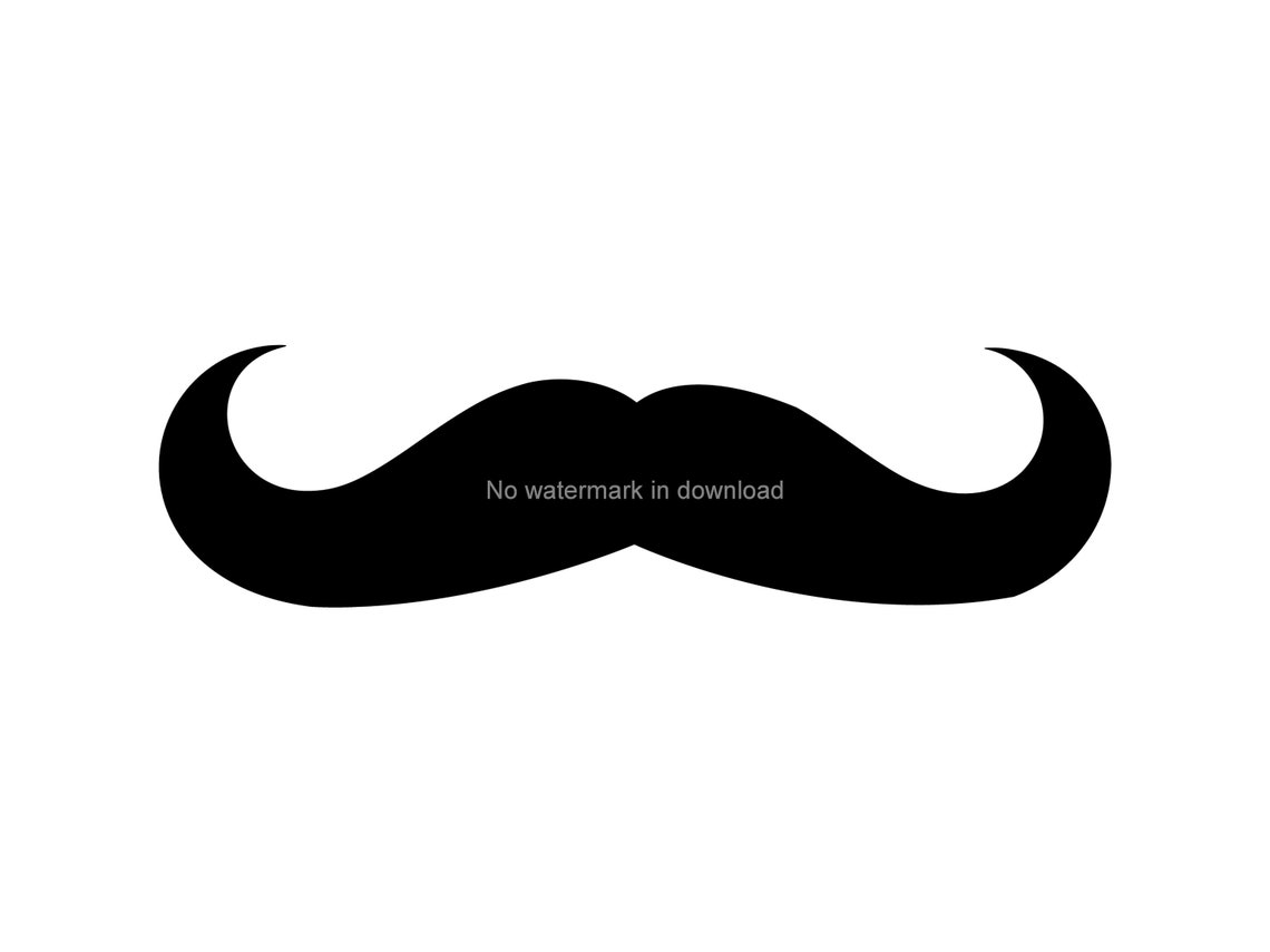 Bigote Svg Vector Bigote Png Imágenes Gráficas Imprimibles - Etsy México