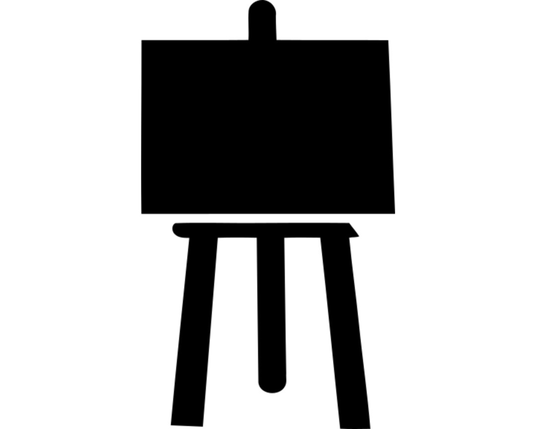 Painting Easel Svg Picture Artists Easel Pdf Clipart File Painting ...