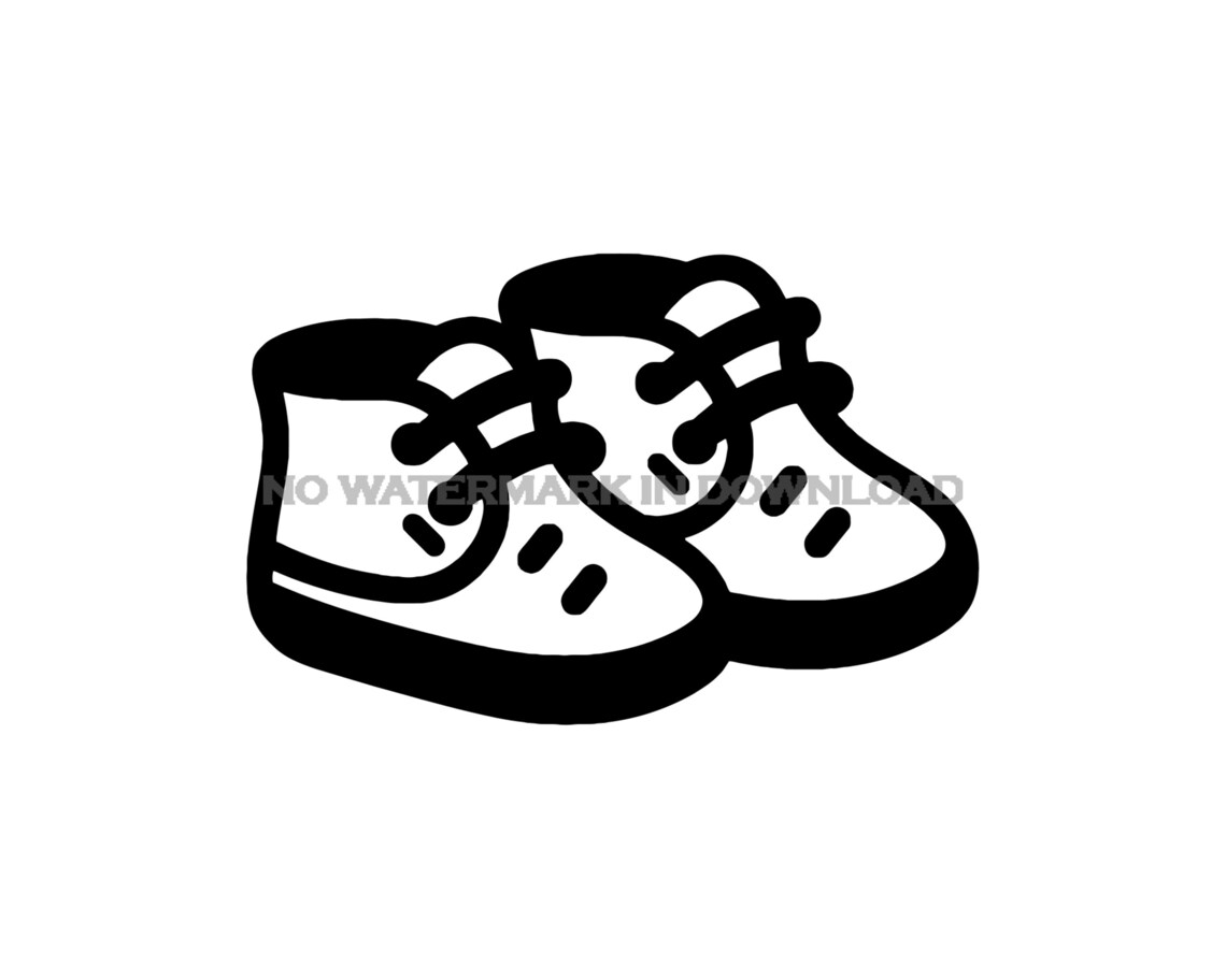Baby Booties SVG Cut File: Cricut & Silhouette (digital Download) - Etsy