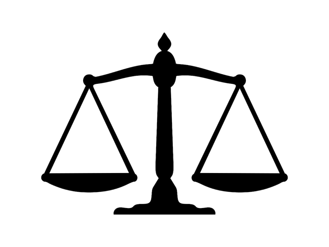 Weegschaal Svg Weegschaal Svg Silhouet Snijden Bestand - Etsy Nederland