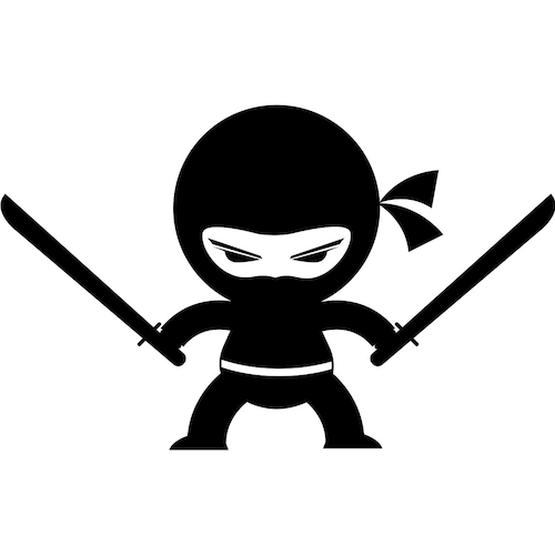 Ninja Svg File - Etsy