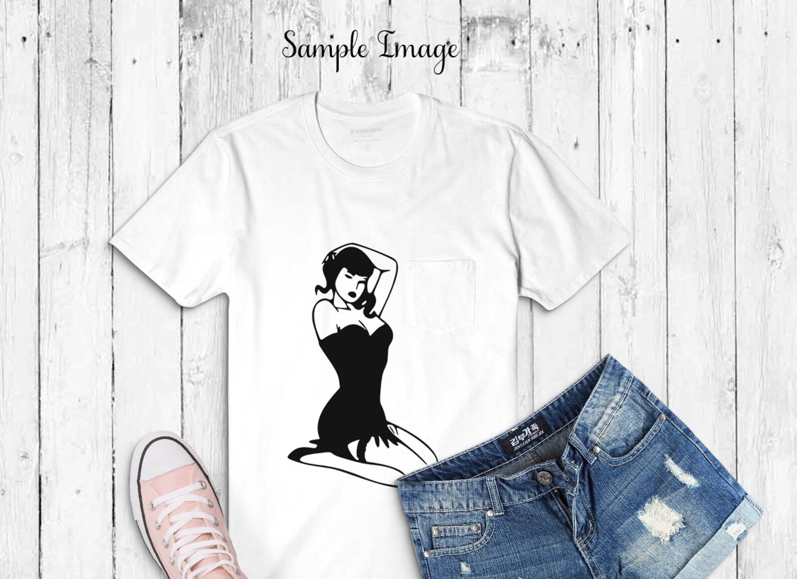 Pinup Girl Svg Clipart Pinup Girl Silhouette Svg Cutting File - Etsy