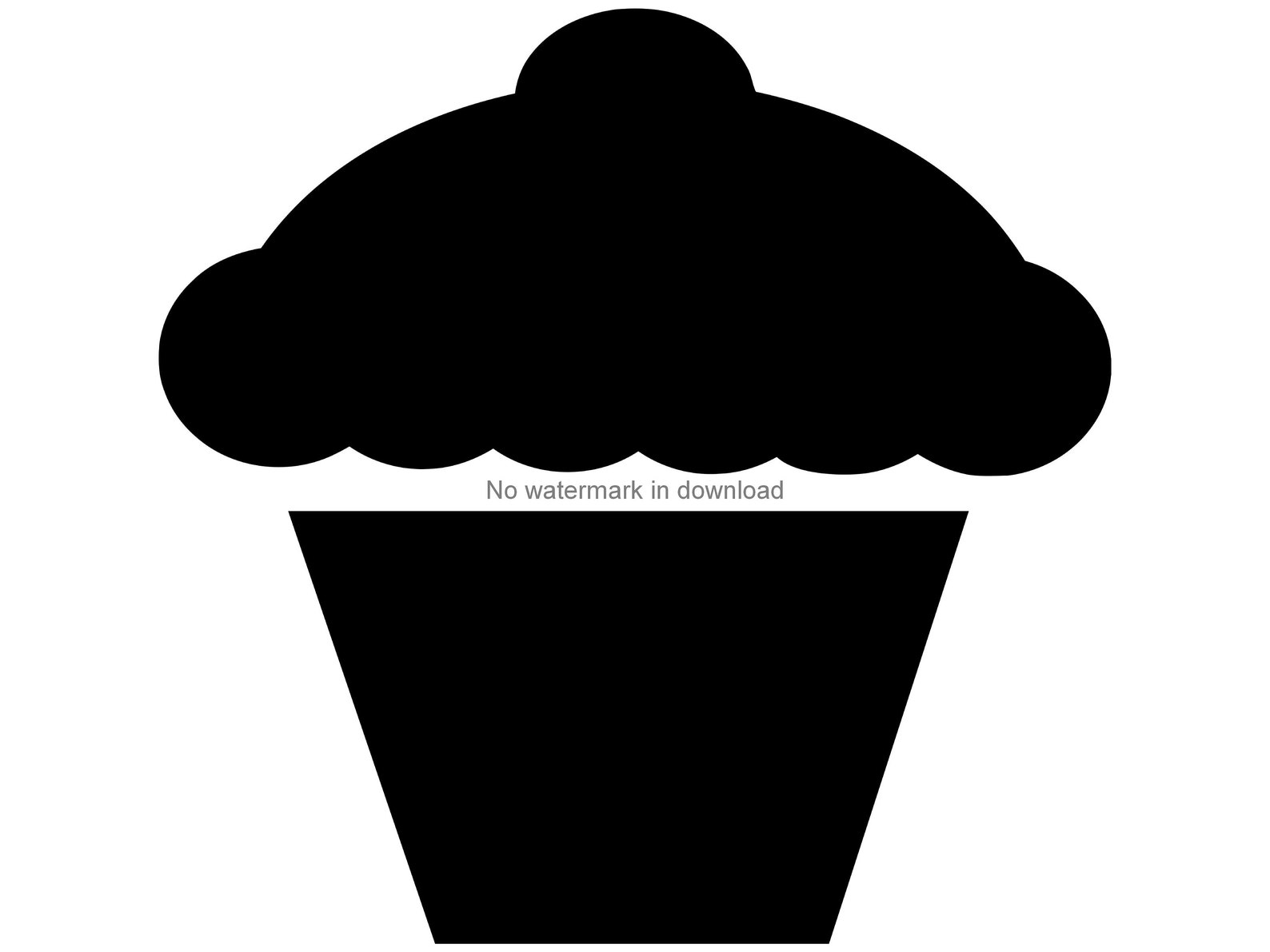 Cupcake Image Svg Cupcake Dxf File Cupcake Cutting File - Etsy