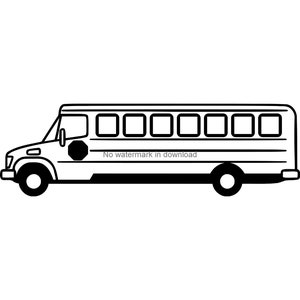 School Bus SVG, DXF, PNG Clipart, School Bus Digital Download, School ...