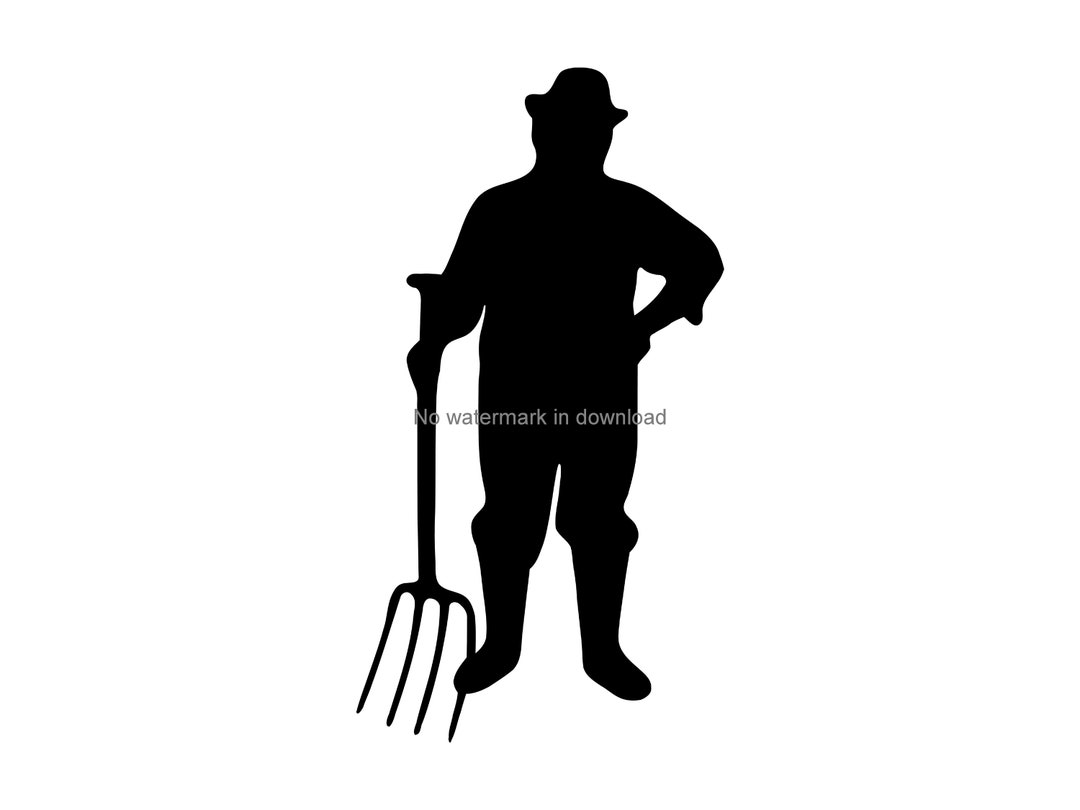 Farmer Svg Digital Clip Art, Farmer Image File, Farmer Clip Art Svg ...