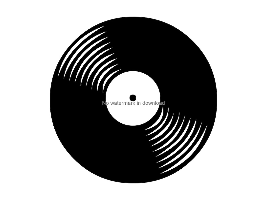 Vinyl Record Svg Digital File, Vinyl Record Eps File, Vinyl Record ...