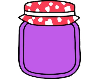 Jelly Jar Svg - Etsy Israel