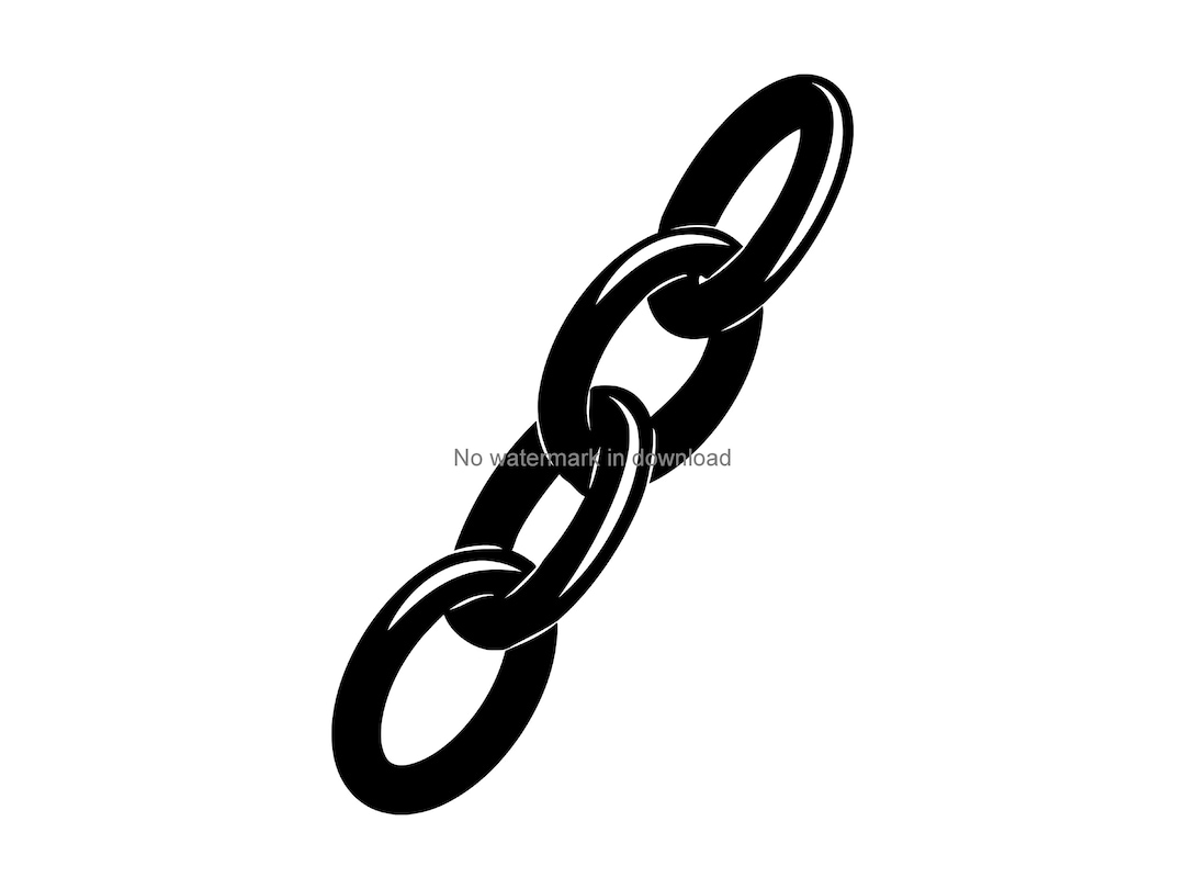 Chain SVG Cut File: T-shirt Design, Clipart (digital Download) - Etsy