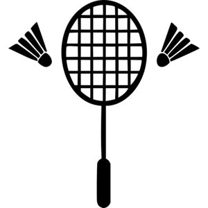 Badminton Racket Picture Instant Download Image Svg Png Digital File ...