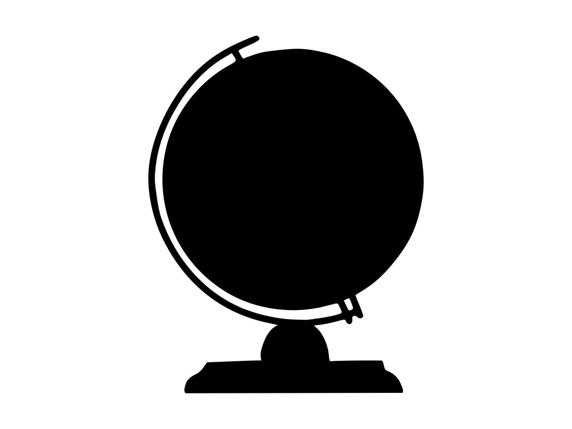 Globo Svg Mundo Svg Dxf Tierra Svg Globo Descarga instantánea - Etsy España