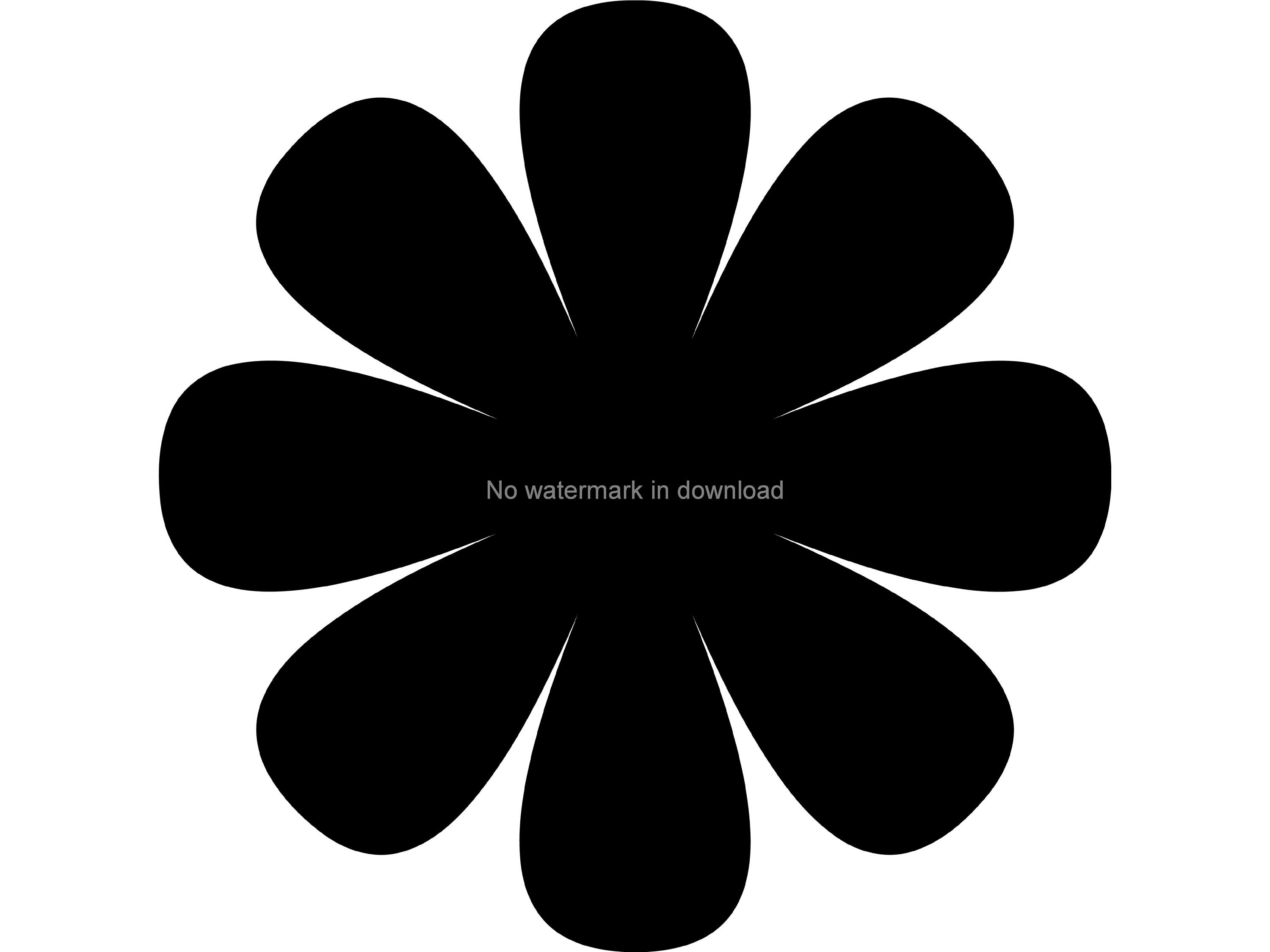 Flower Files for Silhouette, Flower Silhouette Svg, Flower Cutting Cut ...