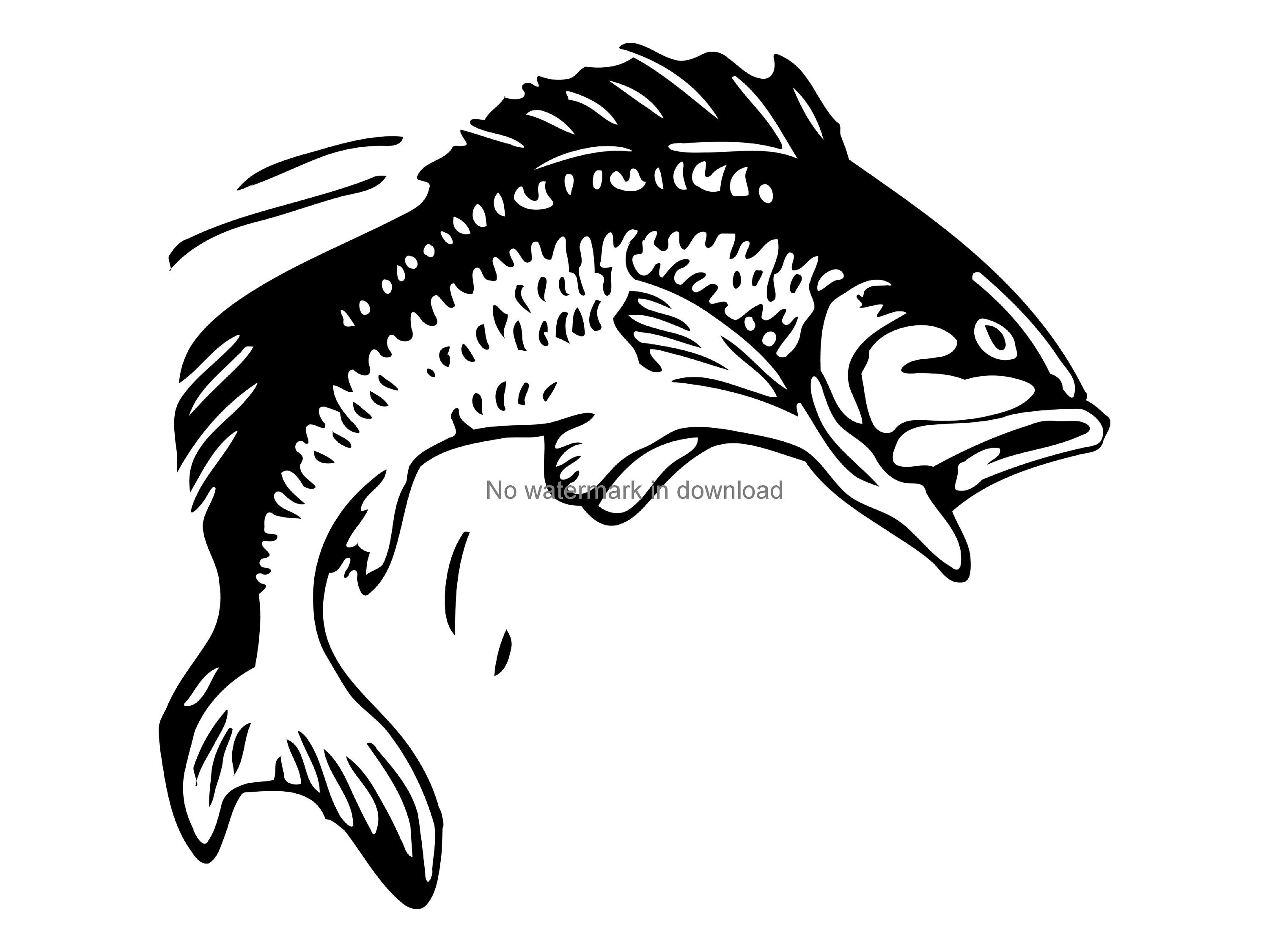 Jumping Fish Silhouette