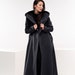 Long Princess Coat, Wool Swing Coat, Winter Trench Coat, Hooded ...