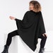 Knit Plus Size Poncho Black Gothic Cape Knitted Goth Jumper - Etsy