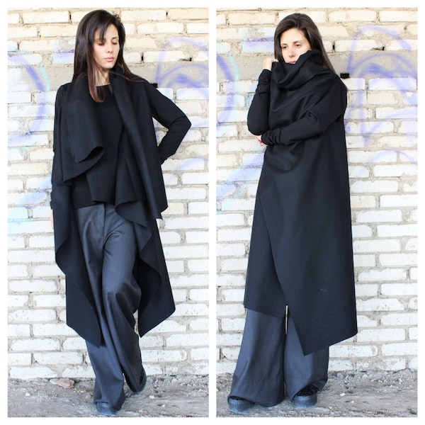 Asymmetrical Coat - Etsy