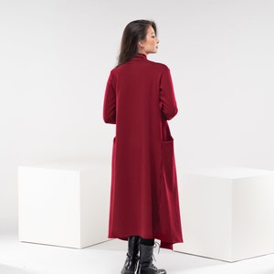 Medieval Wool Cloak, Long Fantasy Cape, Knitted Maxi Cardigan, Long ...