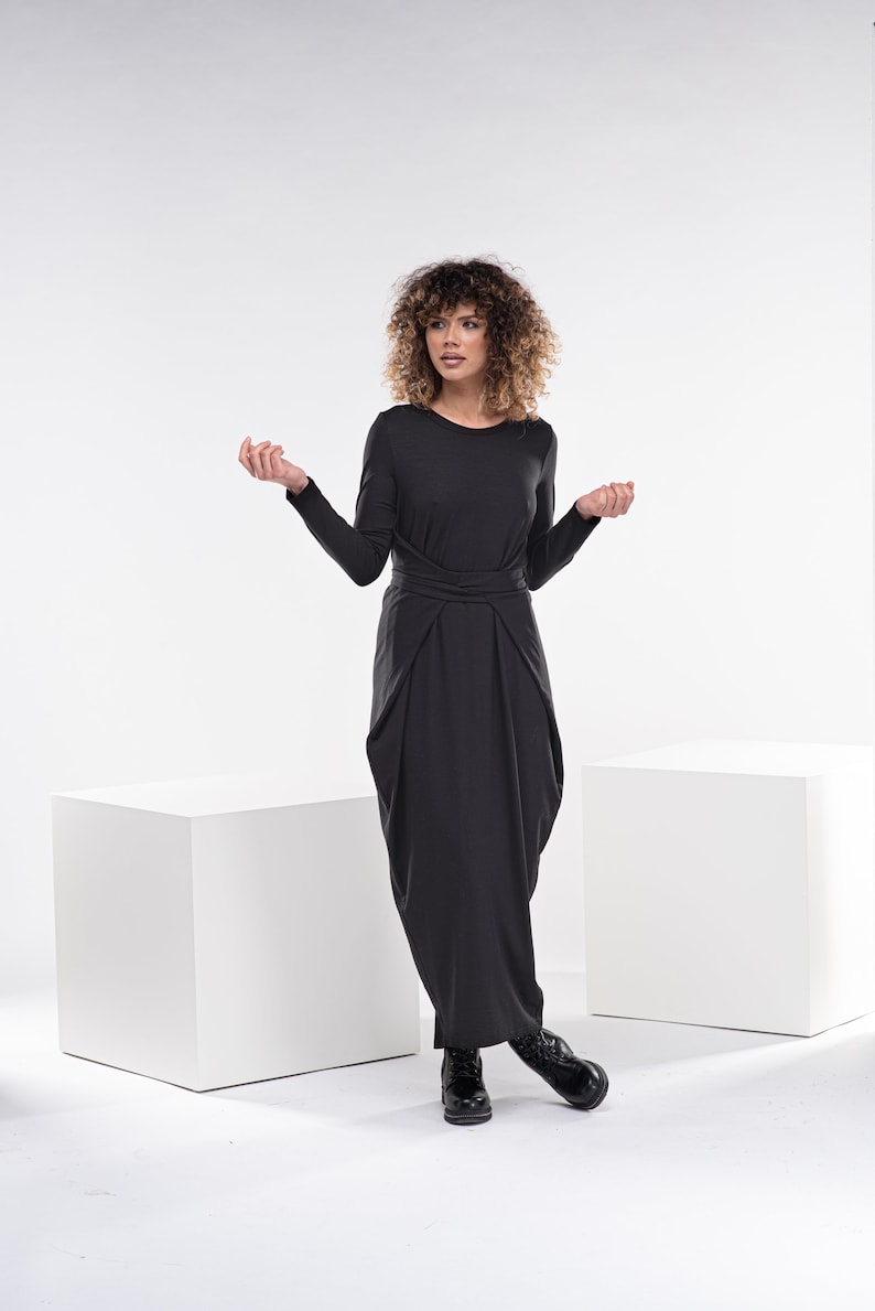 Wrap Multiway Dress, Black Convertible Dress, Wrap Dress Women, Summer ...