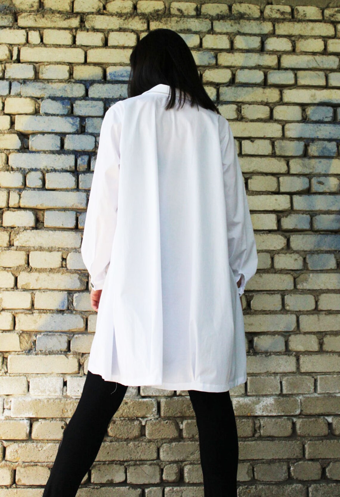 Oversize Shirt Long White Shirt Loose Styles Plus Size - Etsy