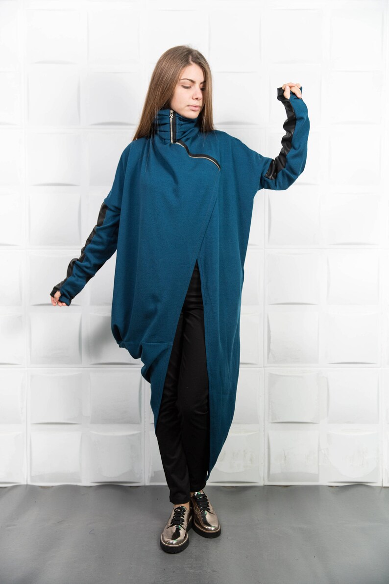 Kimono Cardigan, Long Cardigan, Avant Garde Cardigan, Steampunk ...